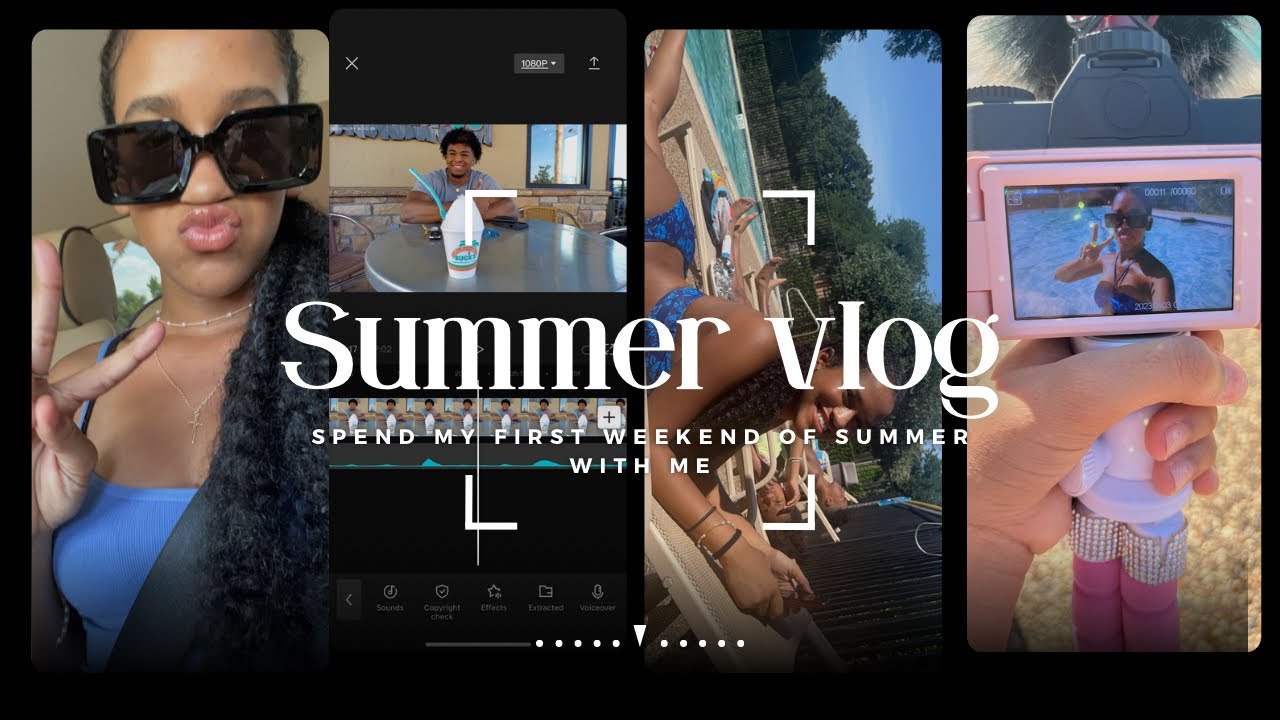 Summer vlog|Spend my first weekend of summer with me|Swimming, Top Golf ...