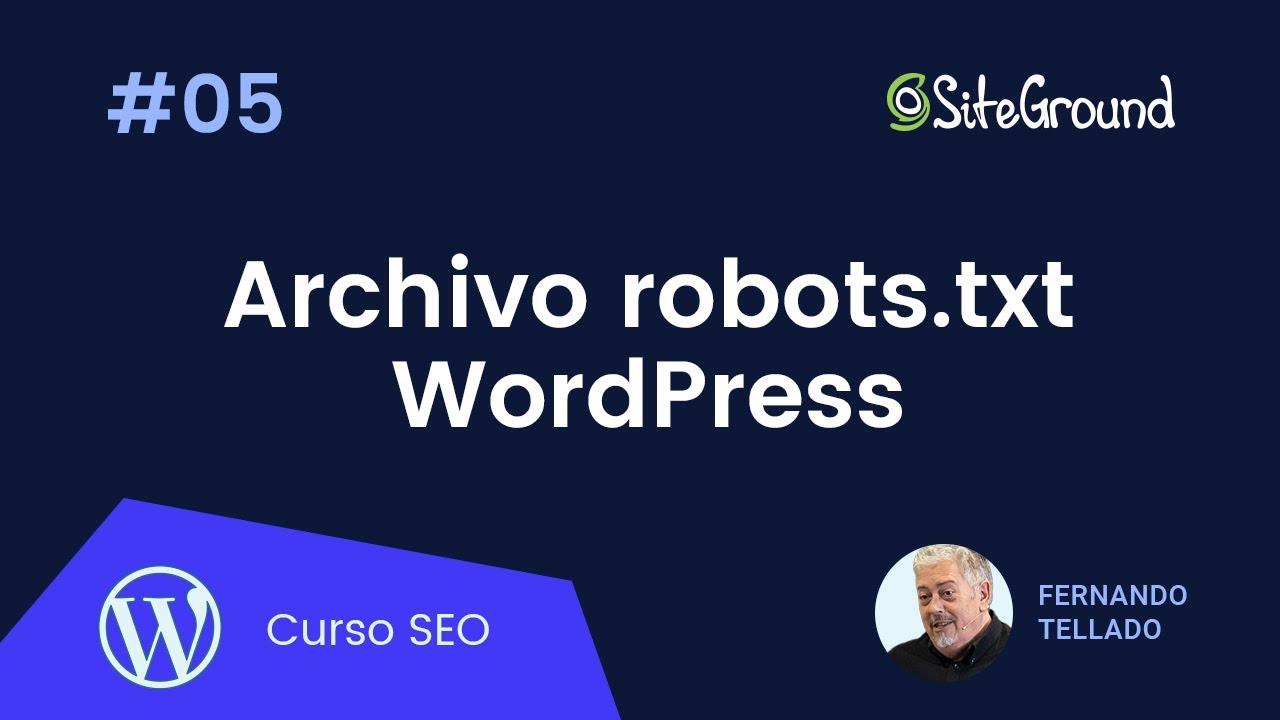 ¿Qué es el archivo robots.txt? | SEO para WordPress - YouTube