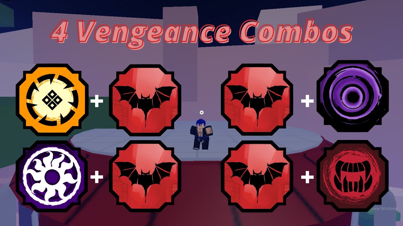 4 OP Vengeance combo | Shindo Life - YouTube