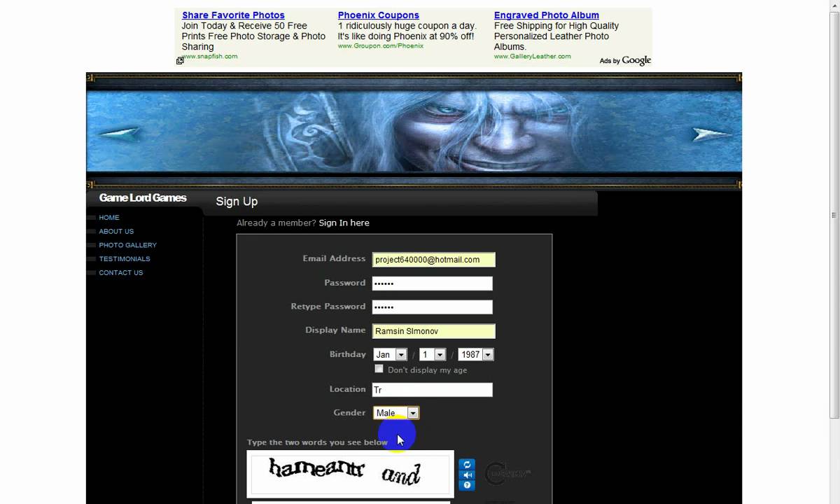 GameLord.tk Website Tour | Free PC Games - Thats a Promise - YouTube