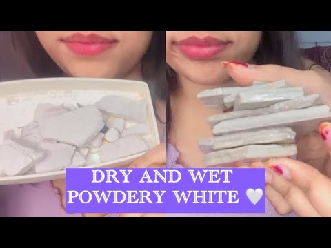 DRY AND WET POWDERY WHITE 🤍 - YouTube