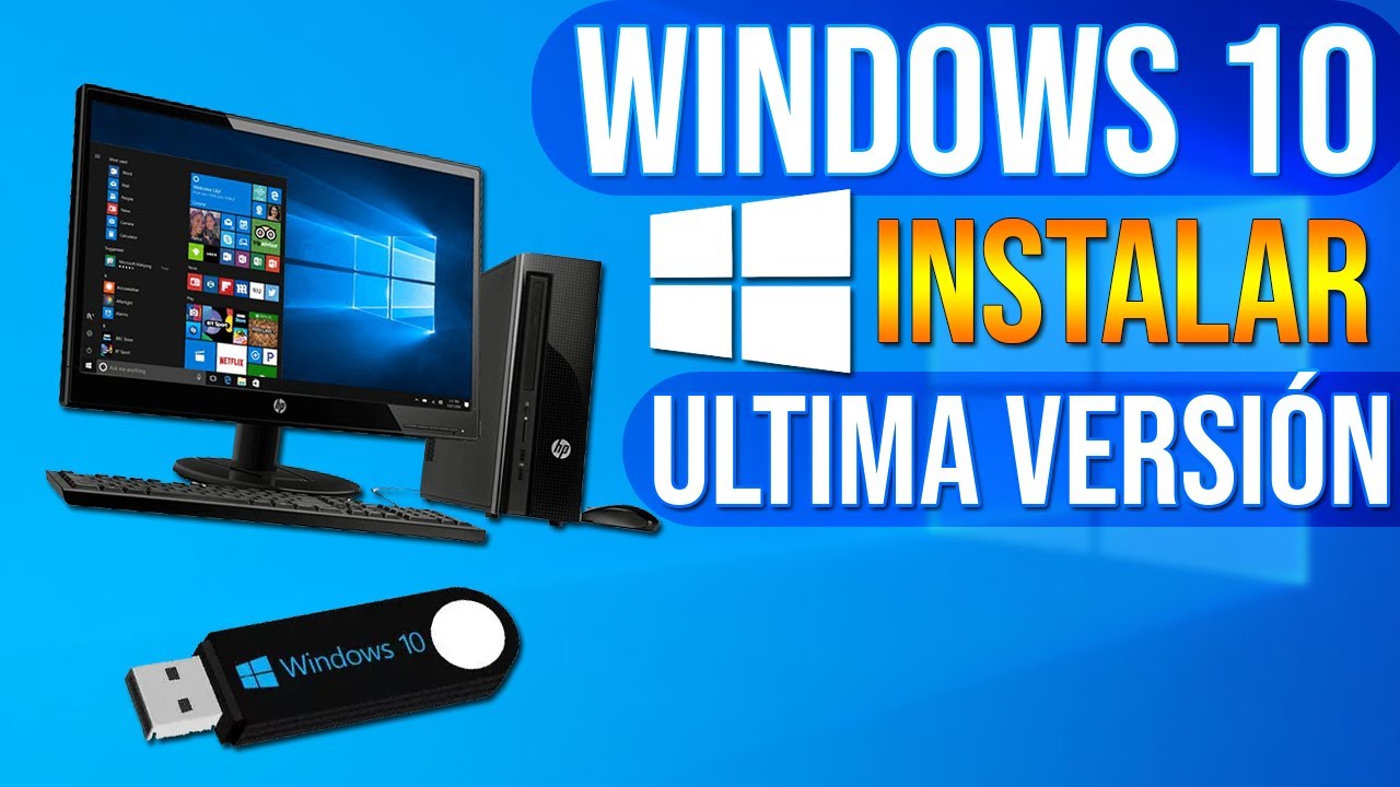 Como Instalar Windows 10 - Bootear una USB - YouTube