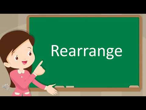 Class: 5; Topic: Rearrange; English; Part 2 - YouTube