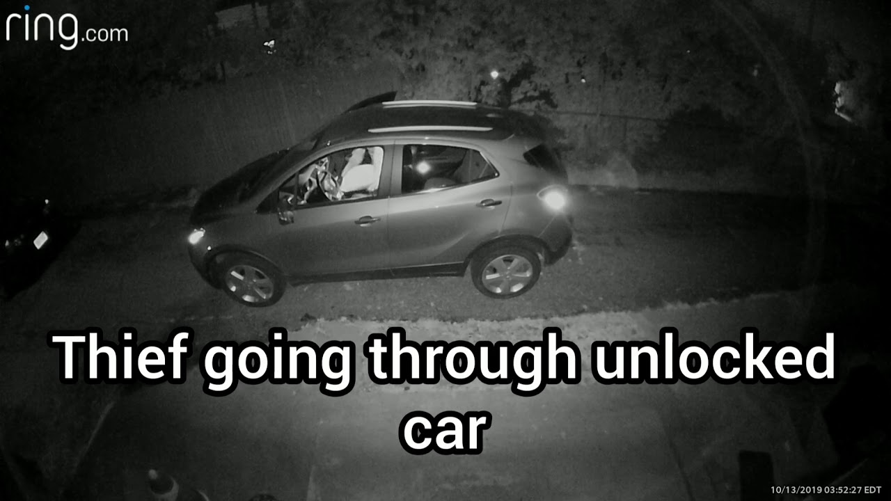 Surveillance Ring Cam Video Of Thieves Caught On Video Trying To Break