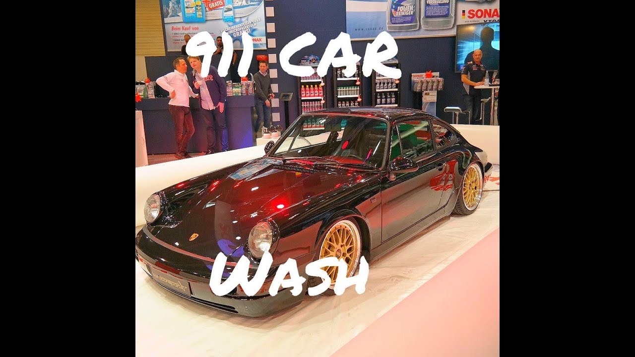 Porsche 911 Carrera Car Wash 964 Classic-sportwagen.de - YouTube