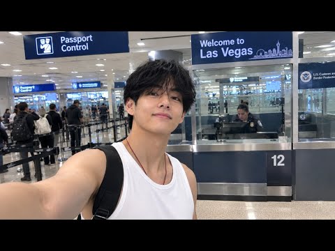 🔴“BTS V Spotted at Las Vegas Airport — OT7 Has Arrived!”🇺🇲 |