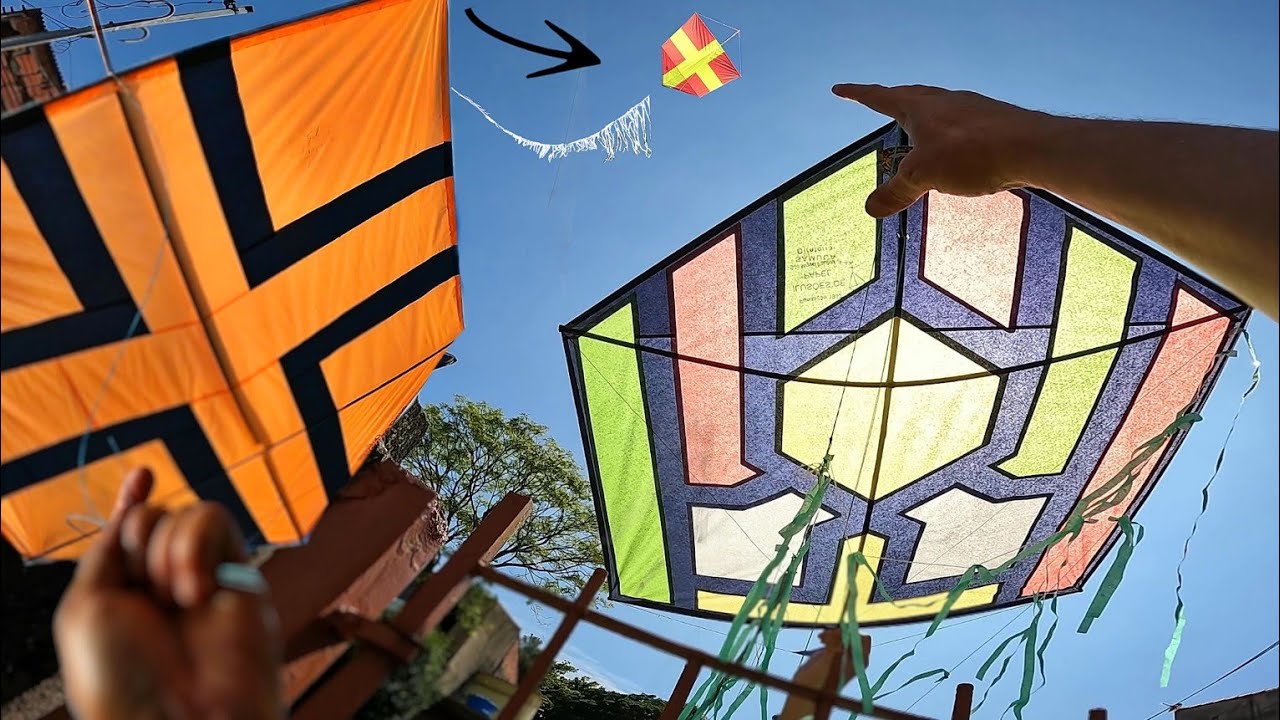 HABILIDADE PARA PEGAR o PIPÃO CRUZ E A SORTE PARA CATAR A PIPA VOADA ...