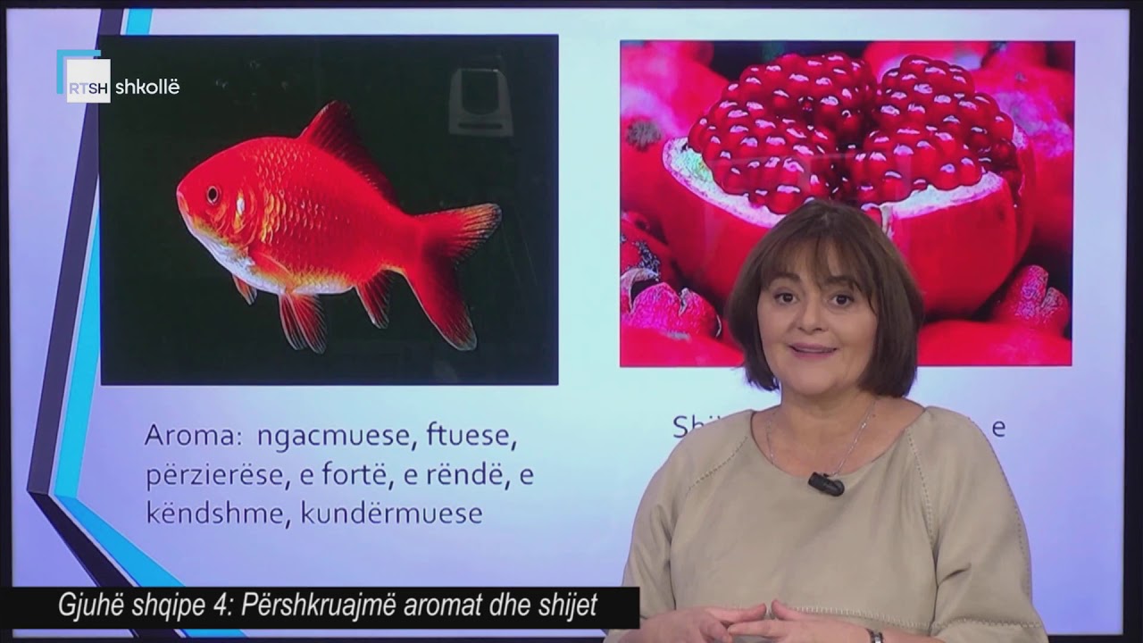 Gjuhë shqipe 4 - Përshkruajmë aromat dhe shijet - YouTube