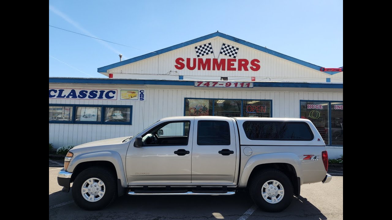 2005 Chevrolet Colorado Crew Cab LS Z71 4WD 5 cyl Automatic Trans ...