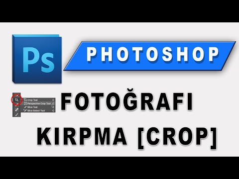 Photoshop'ta fotoğrafları kırpma crop ve düzleştirme