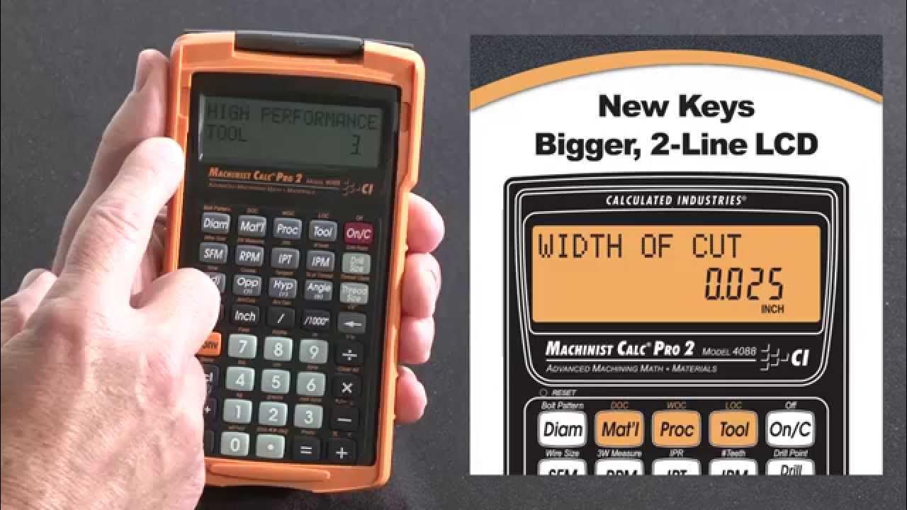 Machinist Calc Pro 2 Intro and Overview - YouTube
