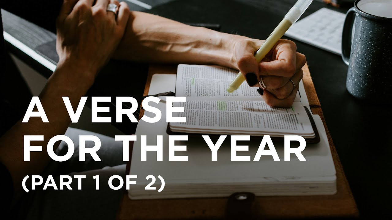 A Verse for the Year (1 of 2) - 01/01/2024 - YouTube