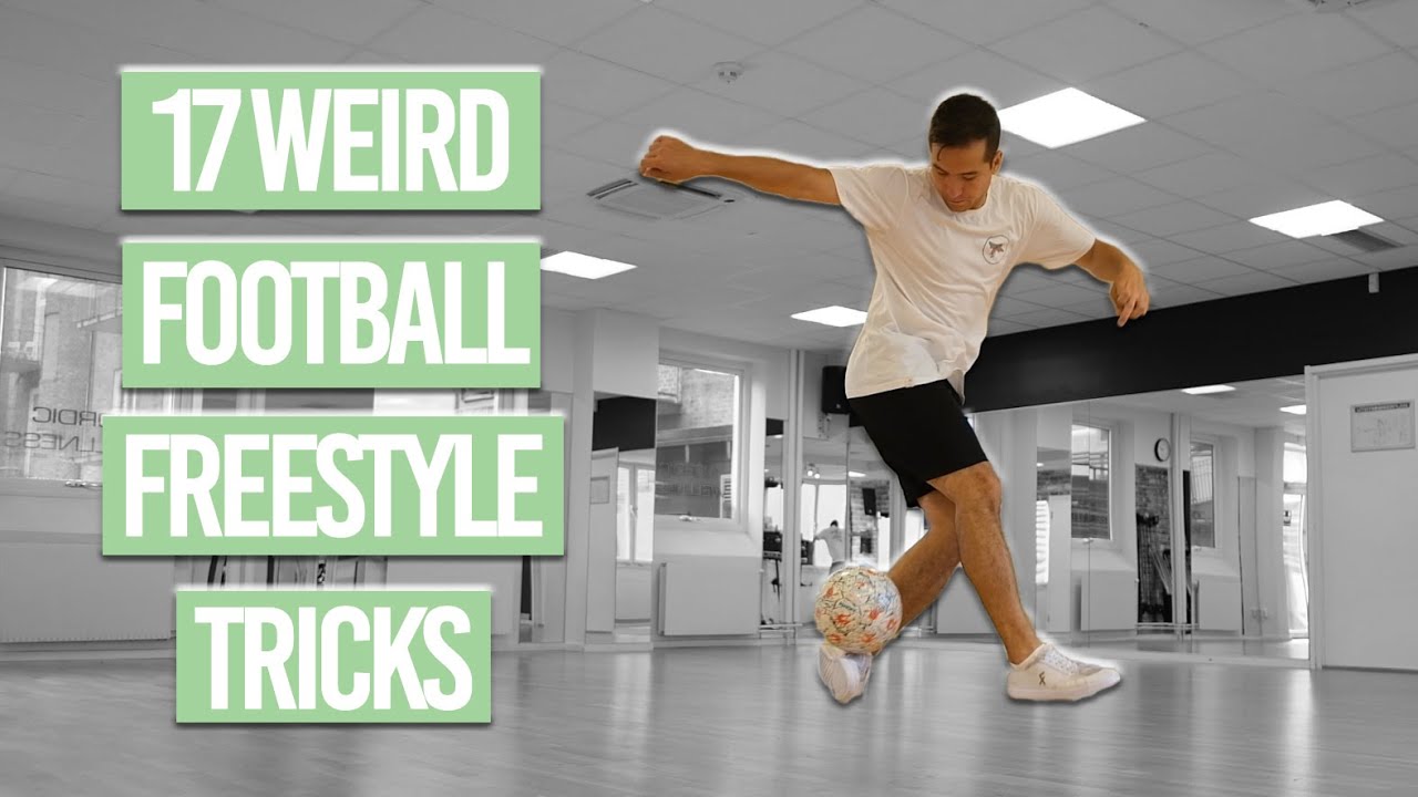 17 WEIRD FOOTBALL FREESTYLE TRICKS - PWG FREESTYLE - YouTube