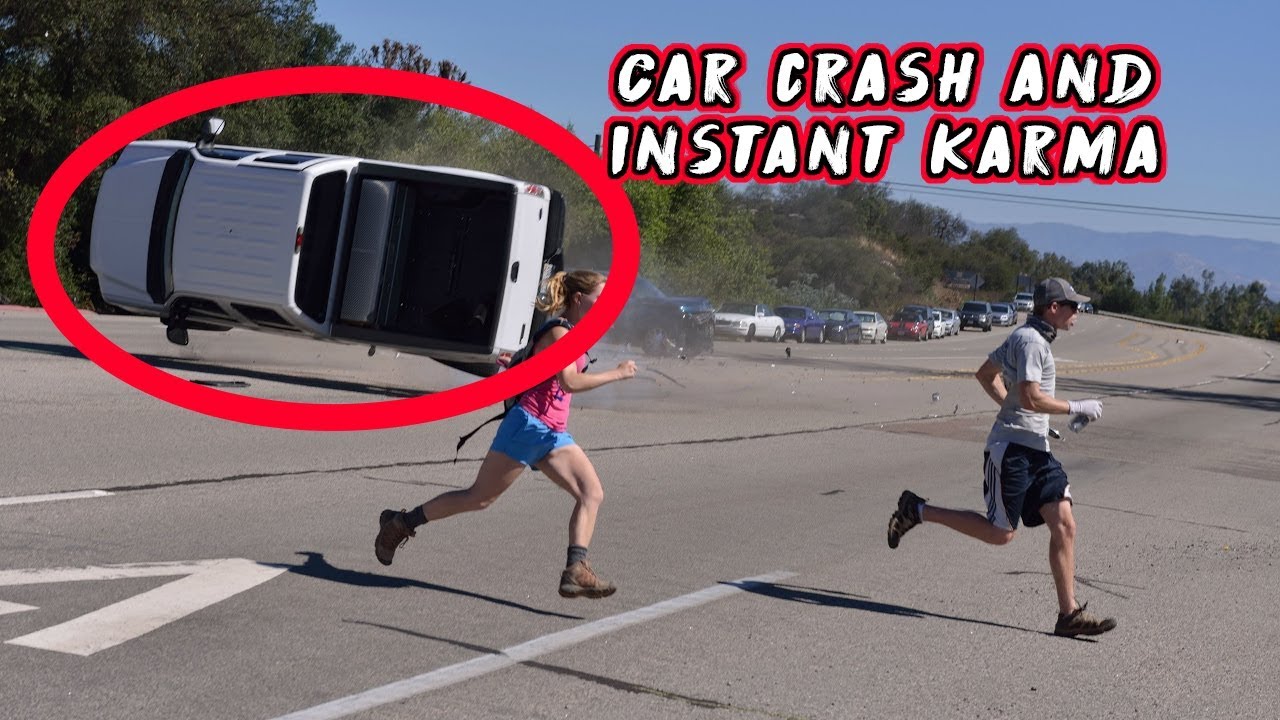 Car Crashes and Instant Karma Compilation!!! Reaction - YouTube