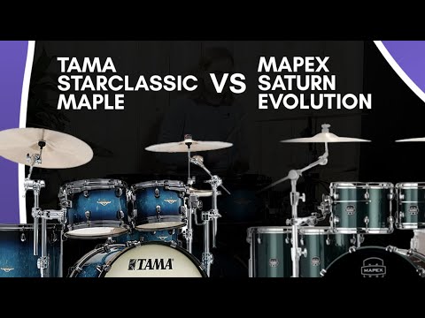 Mapex Saturn Evolution VS Tama Starclassic Maple - Comparison - YouTube