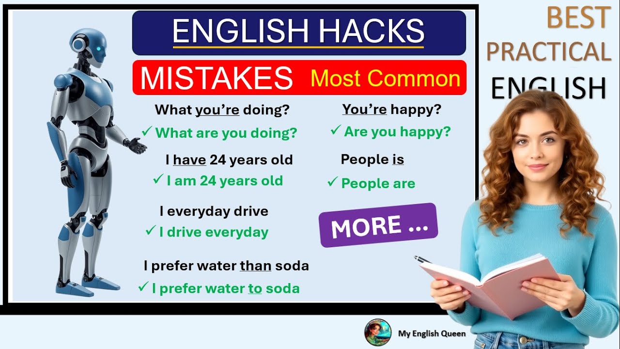 Life Hacks English ️ Avoid Most Common Mistakes Best Practical # ...