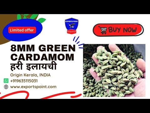8mm green cardamom supplier from Kerala, India | Order green cardamom ...