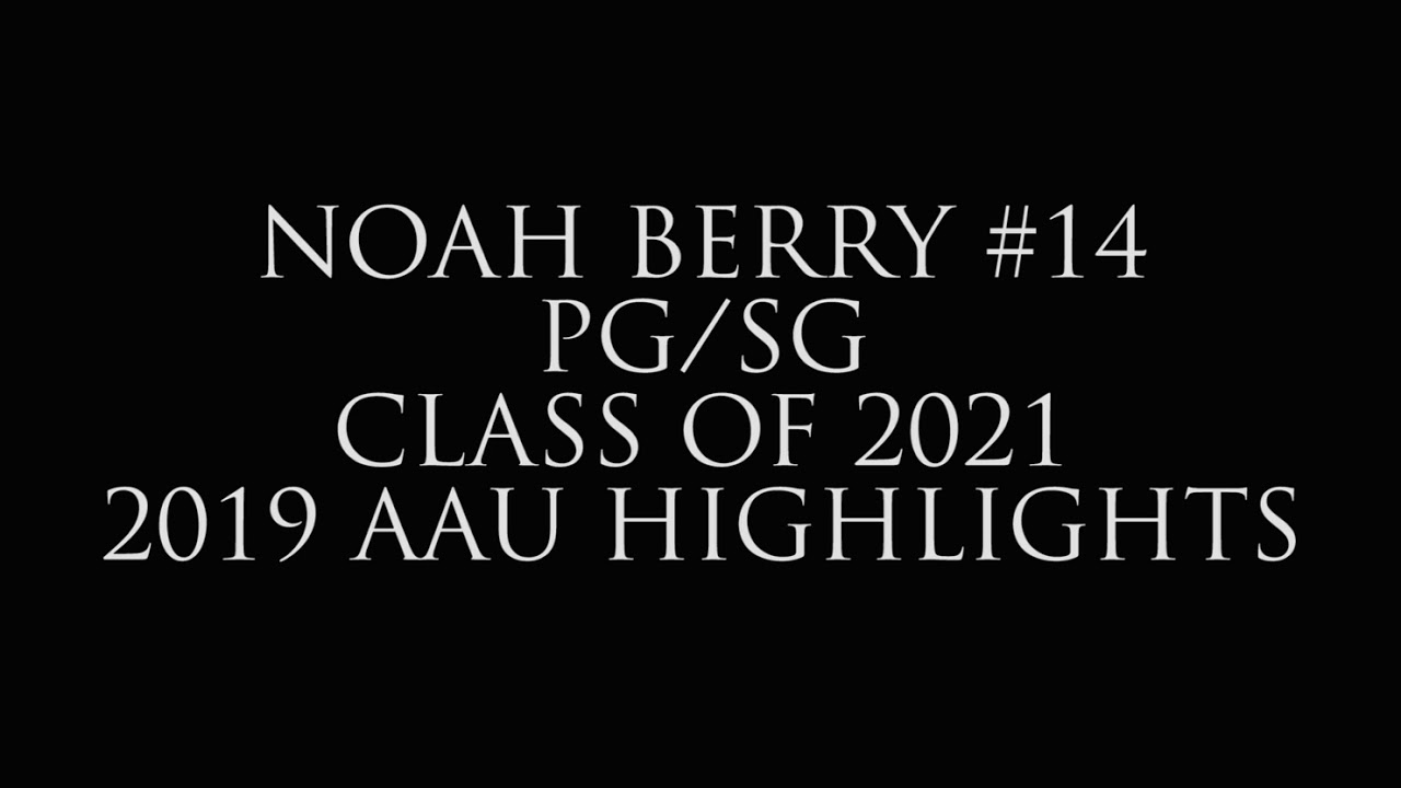 Noah Berry 2019 highlights - YouTube