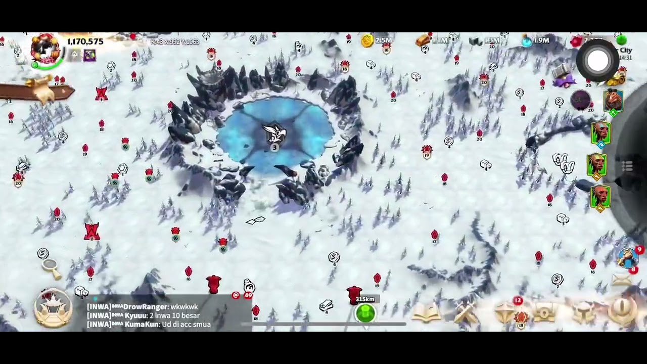 Call of Dragons: Daralan Treasure Map - YouTube