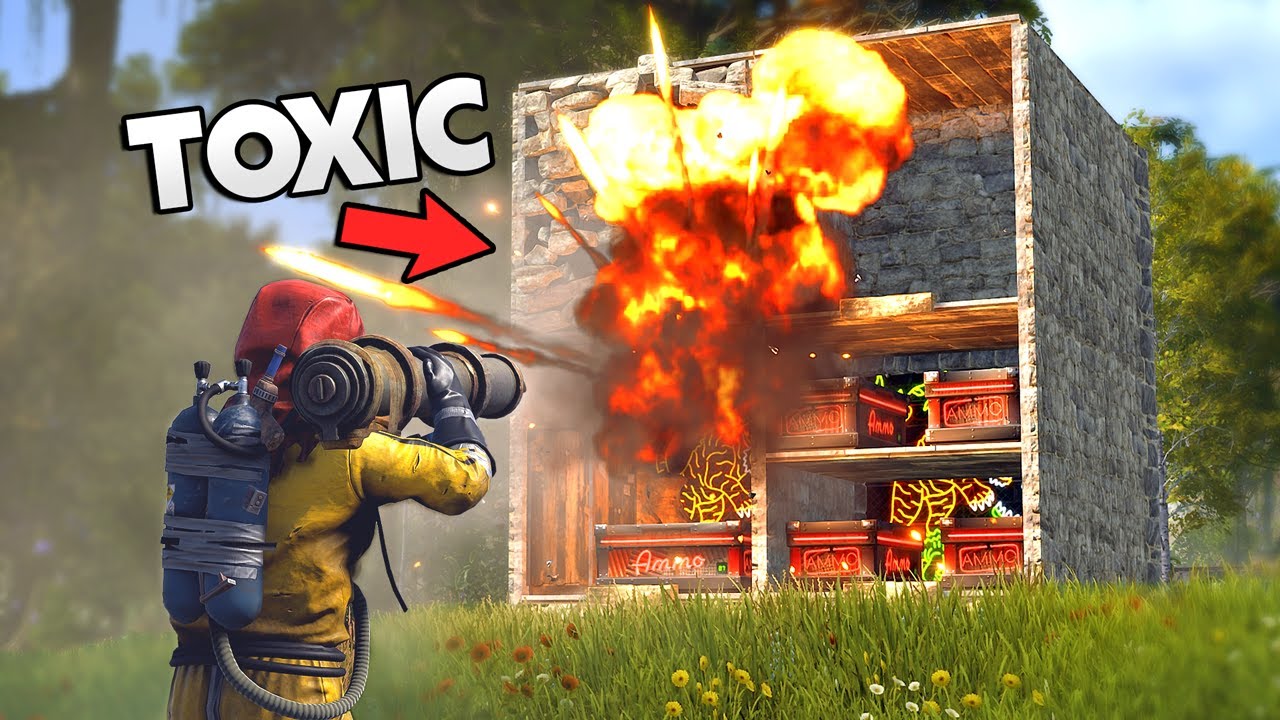 Raiding My TOXIC Neighbors Because of THIS - Rust - YouTube
