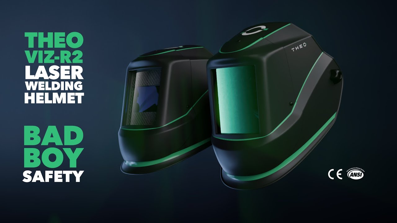 Bad Boy Safety | Introducing the THEO VIZ-R2 Laser Welding Helmet - YouTube