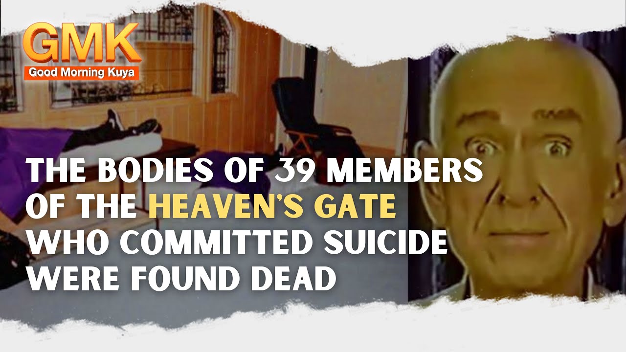 The bodies of 39 members of the Heaven's Gate who committed suicide ...