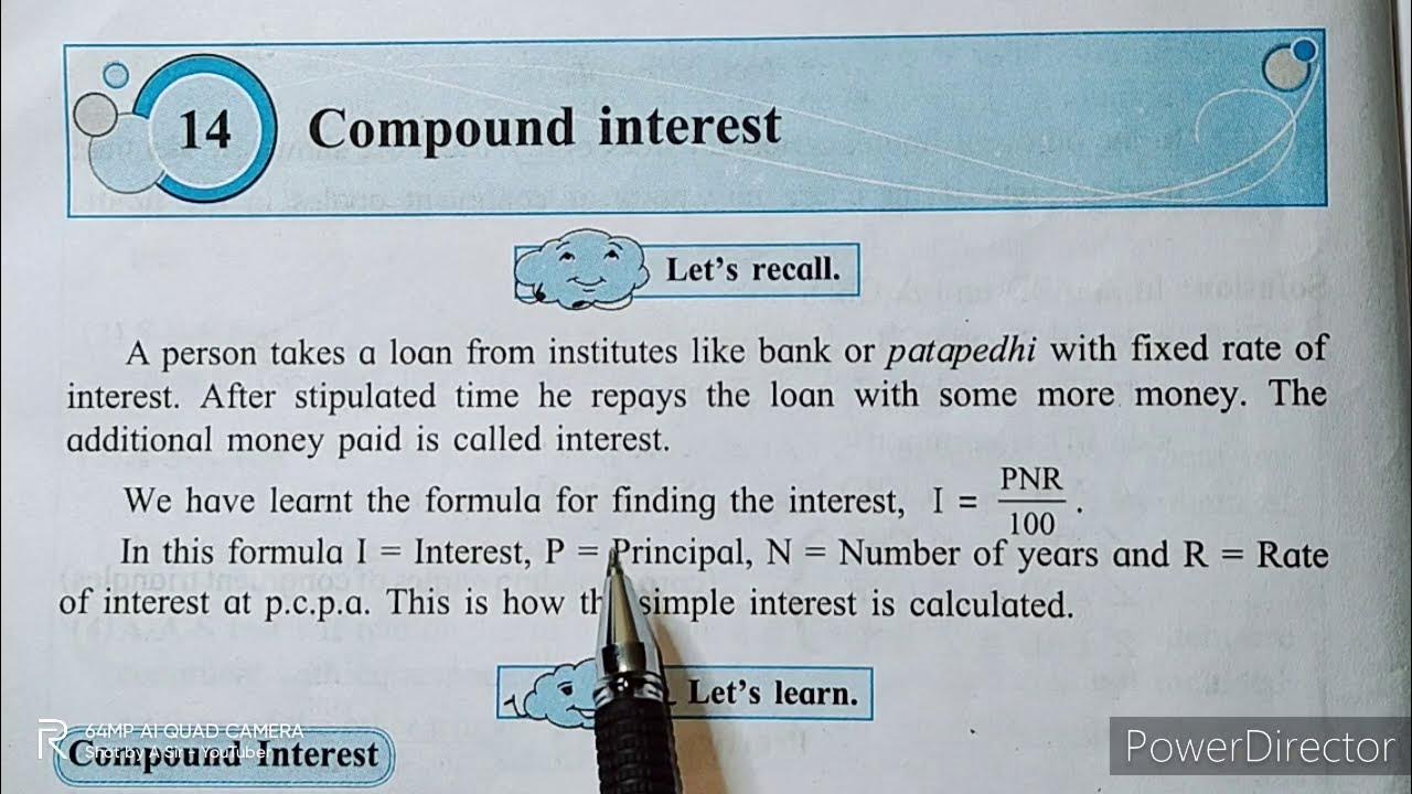 Practice Set 14.1 | class 8 | Compound interest | #8th #maths | maths ...