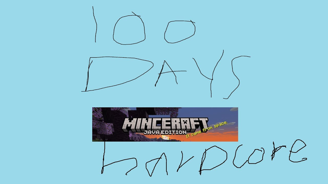100 Days in Hardcore Minecraft be like - YouTube