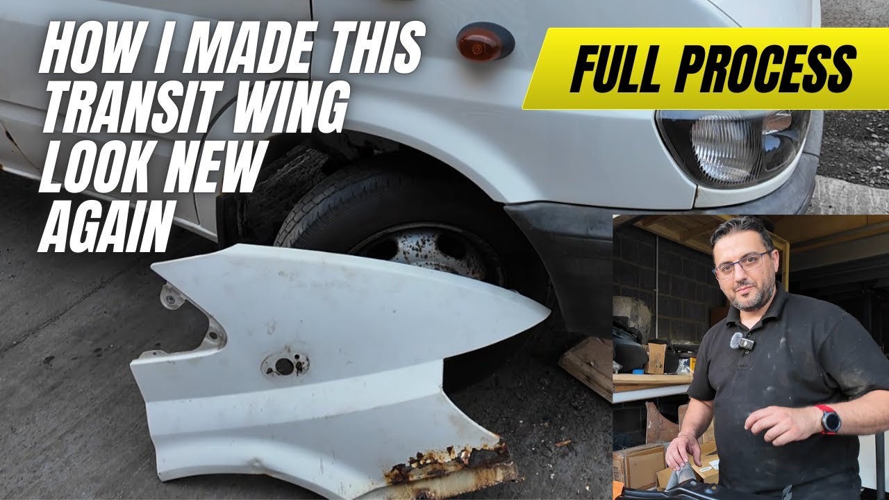 Watch Me Transform This Old Van Wing Step By Step! - YouTube