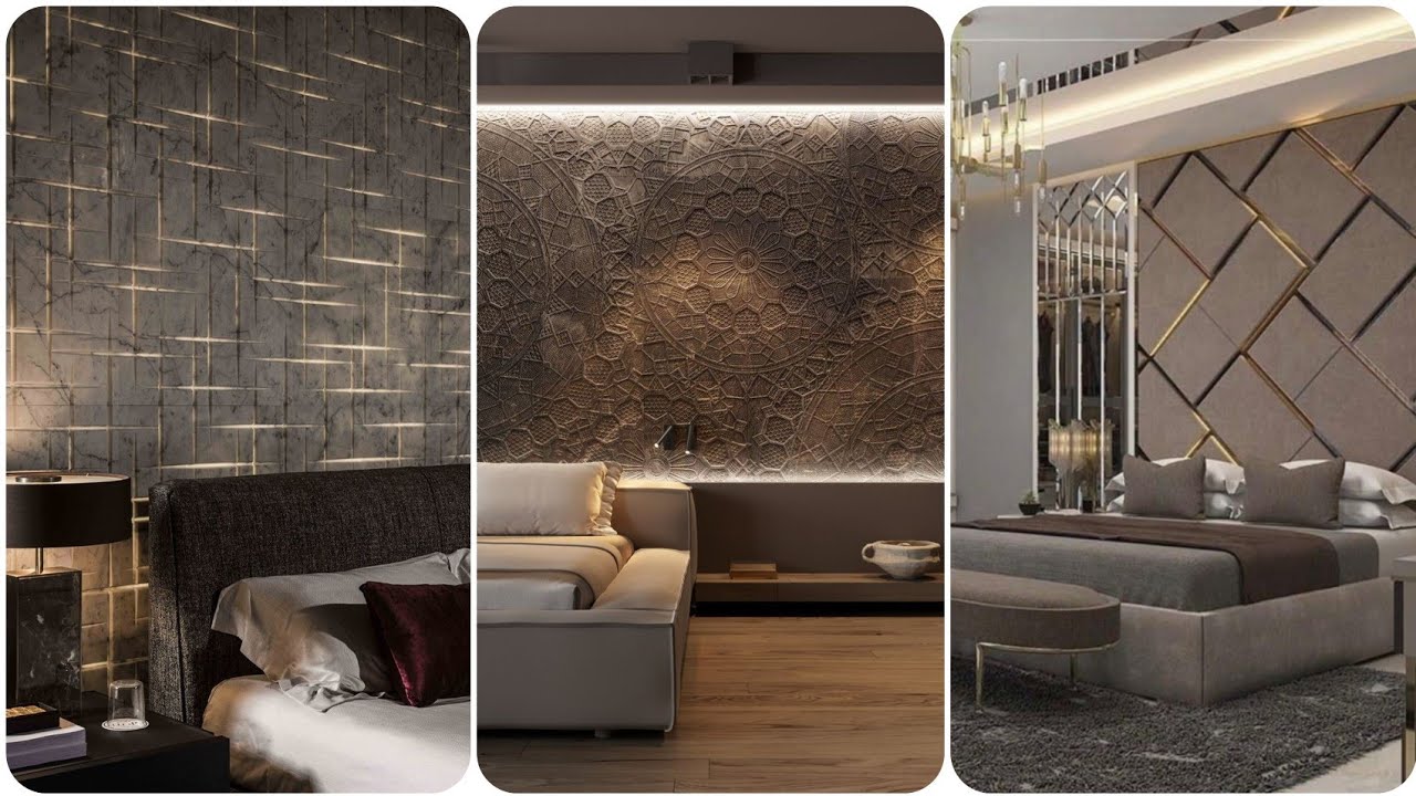 HOME DECOR LATEST WALL TEXTURE DESIGNS MAKING || WALL PAINTING TEXTURE ...