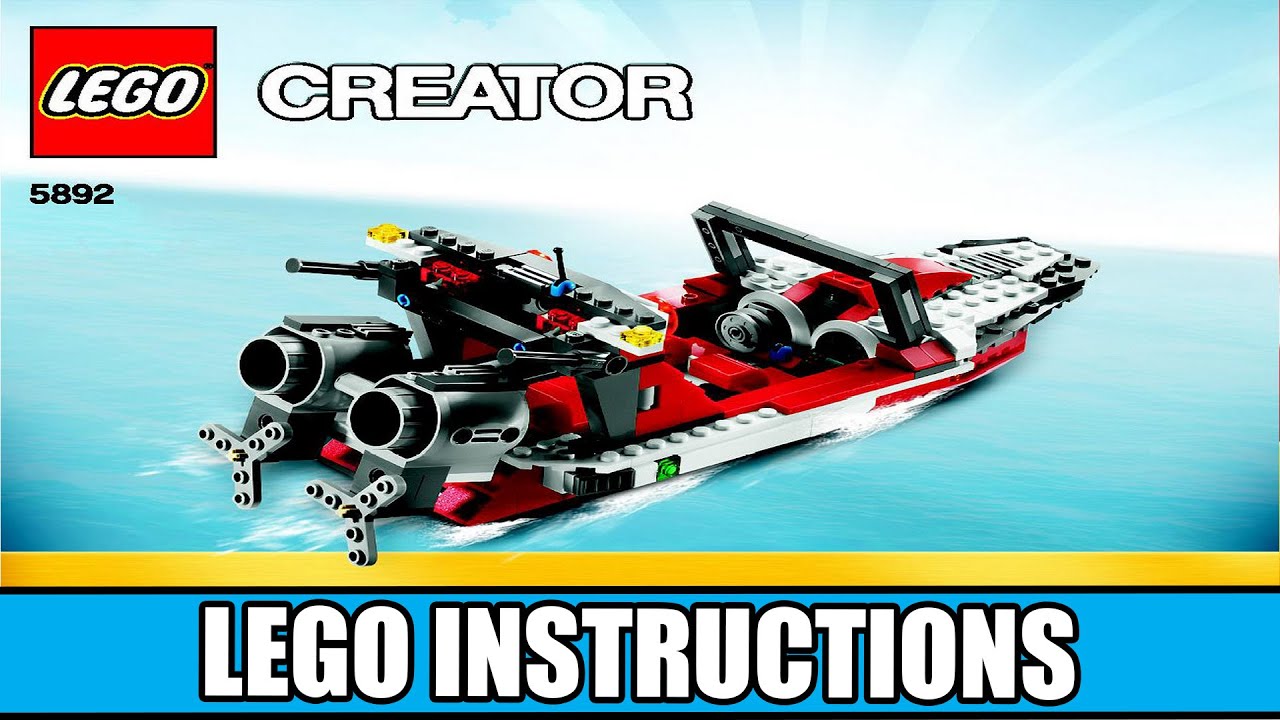 LEGO Instructions - Creator - 3 in 1 - 5892 - Sonic Boom (Book 3) - YouTube