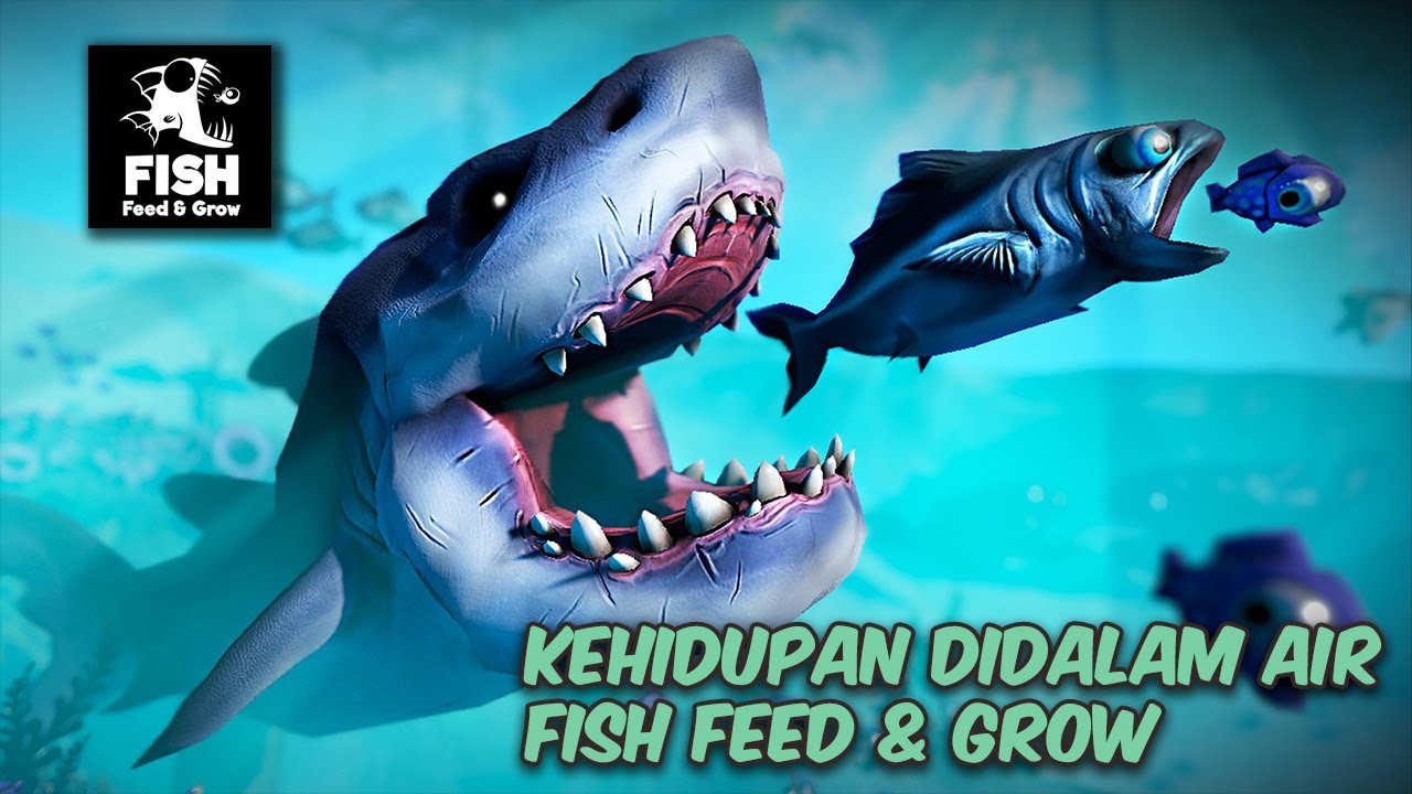 MENCOBA LAGI KEHIDUPANKU SEBAGAI IKAN HIU - FEED AND GROW FISH! E13 ...