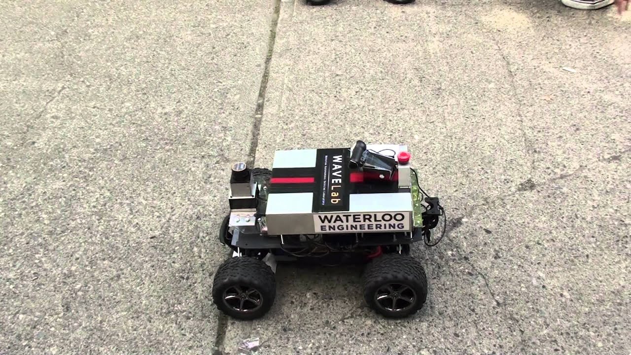 Waterloo vs UBC Drag Race Heat 1 @Robot Racing 2011 - YouTube