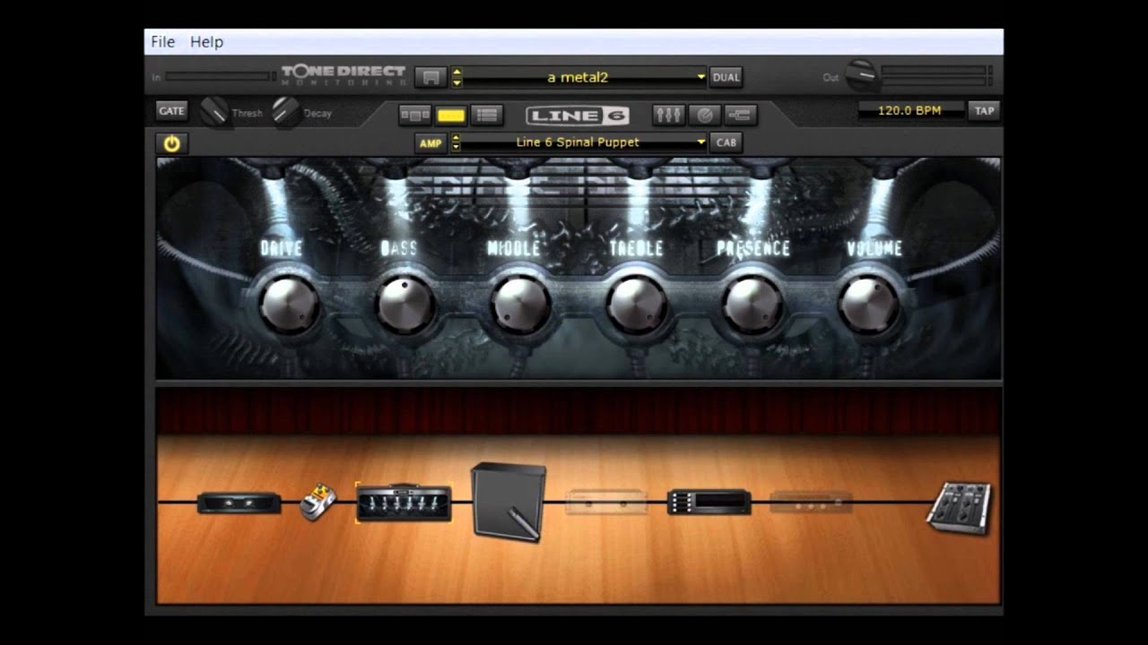 Pod Farm 2.5 / Superior Drummer 2.0 - My Metal Tone 2 - YouTube