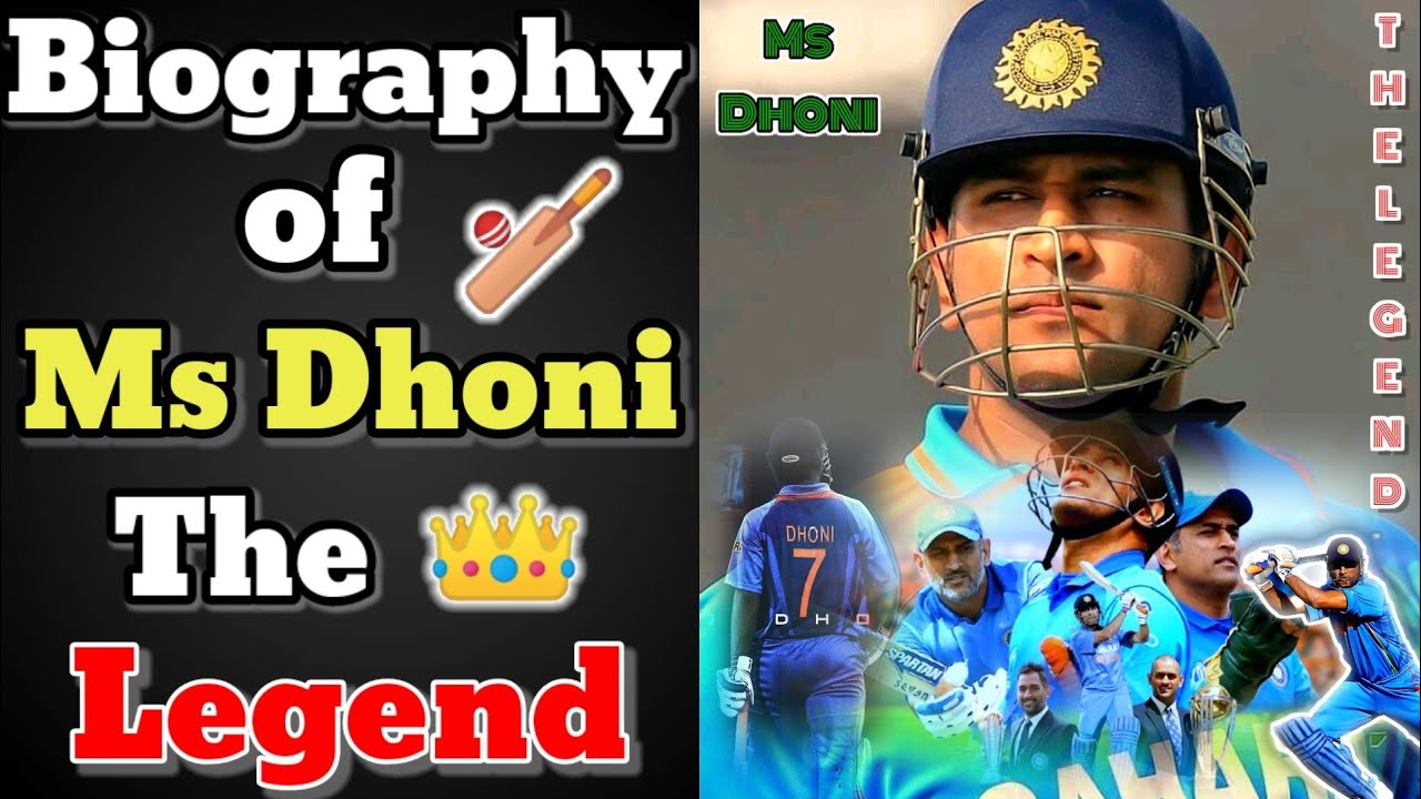 Biography of Ms Dhoni |The Legend |🏏life story. #cricket #shorts - YouTube