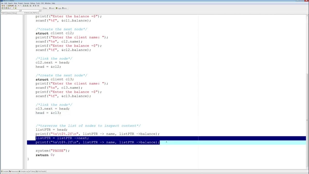 struct List Part 4 - YouTube