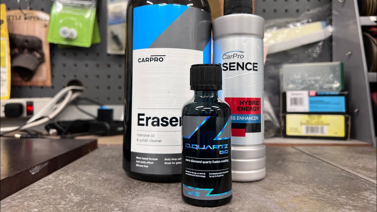 CarPro DQuartz Go - From Polishing to Coating Application - YouTube