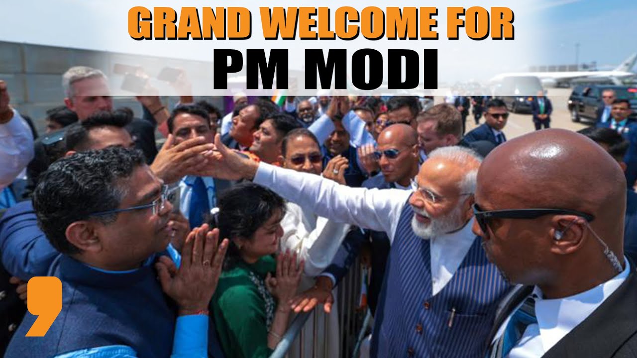 Modi US Visit 2023 | Indian-Americans Give a Grand Welcome To PM Modi ...