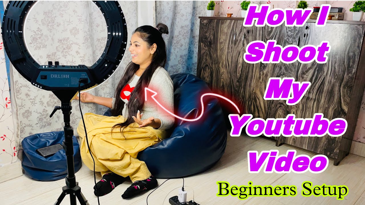 How I Shoot My Youtube Video With Mobile || The Richa Tutorial | My Youtube Setup ️ | Part - 1 ...