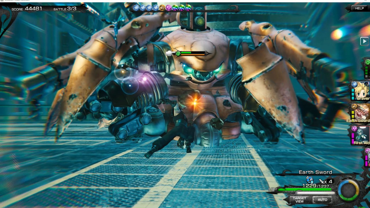 Mako Reactor 1 - Core (Battle) - Mobius Final Fantasy - YouTube