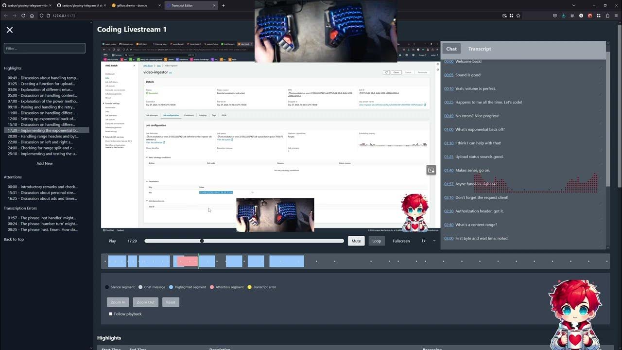 Building a new Video Editor Frontend in TypeScript | glowing telegram - Episode 143 - YouTube
