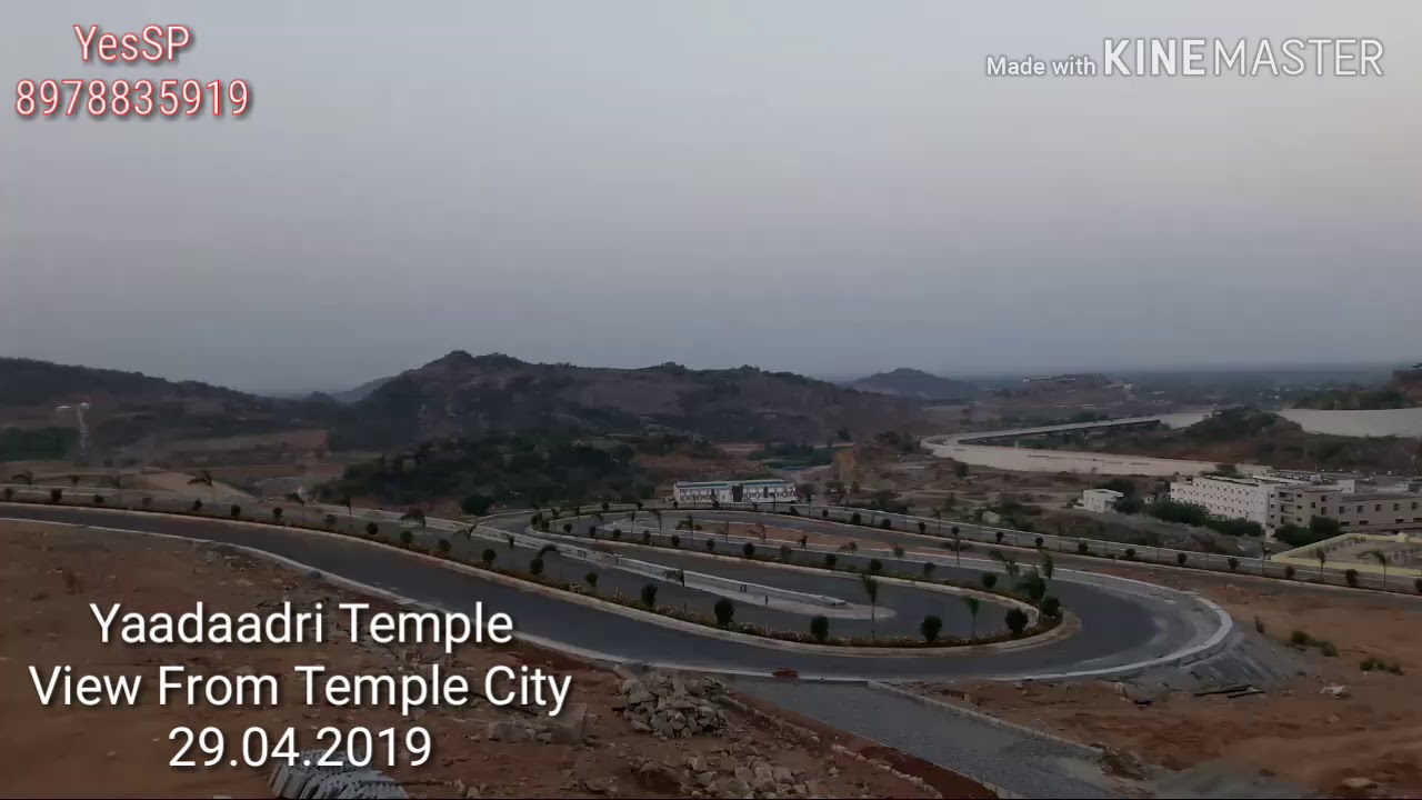 Yadadri Temple.. View from Temple City - YADAGIRI GUTTA - 508115 - YouTube