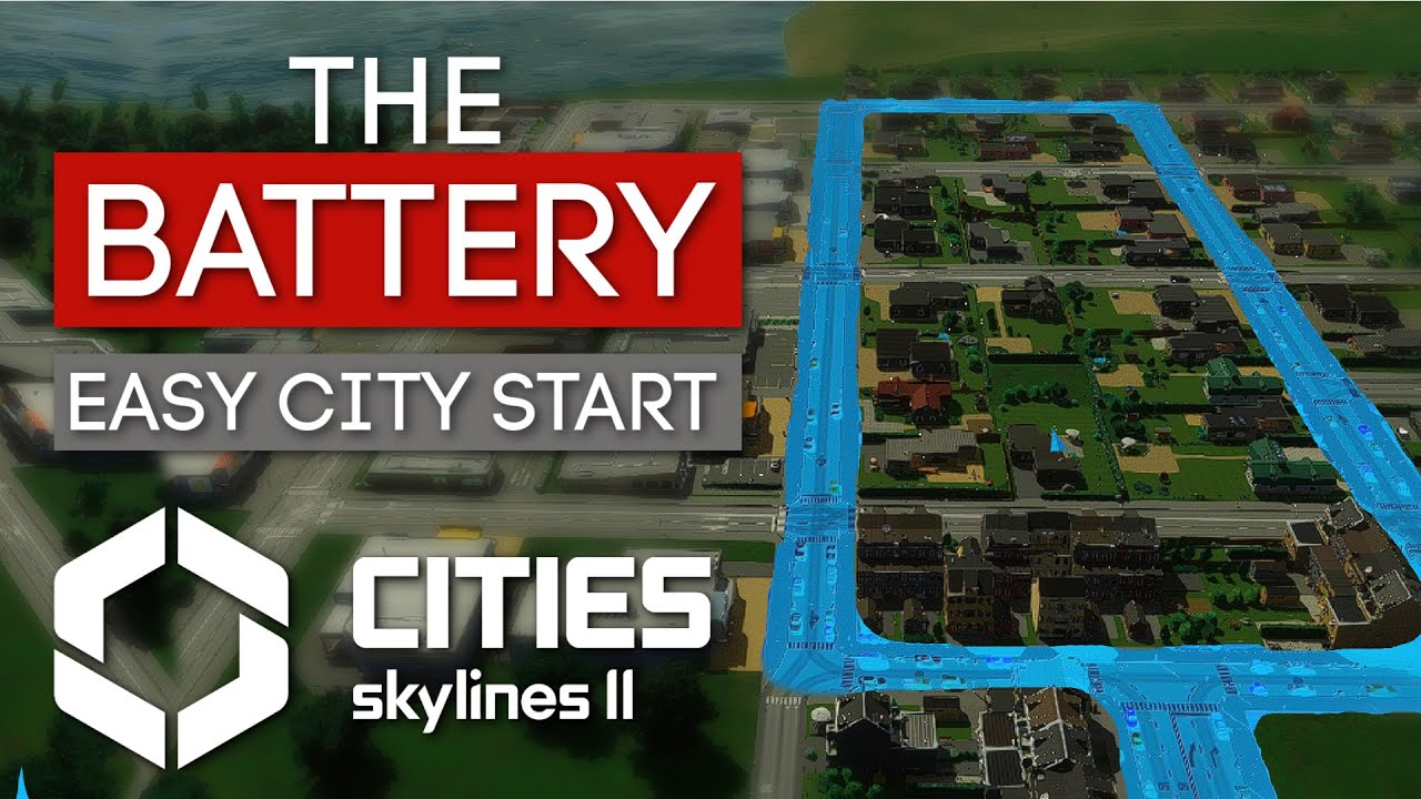 How To Build A BATTERY - Easy City Start - Cities Skylines 2 Tutorial ...