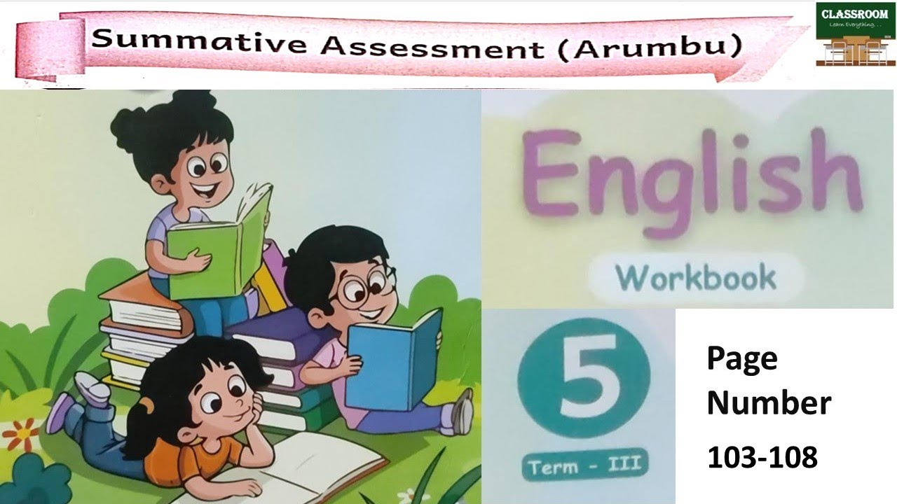 ennum ezhuthum 5th standard english term 3 summative assessment arumbu ...