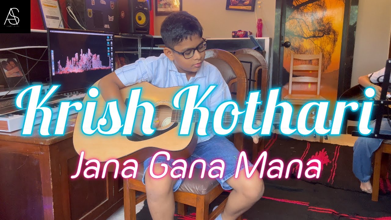 Jana Gana Mana(National Anthem)-Krish Kothari #janaganamana # ...