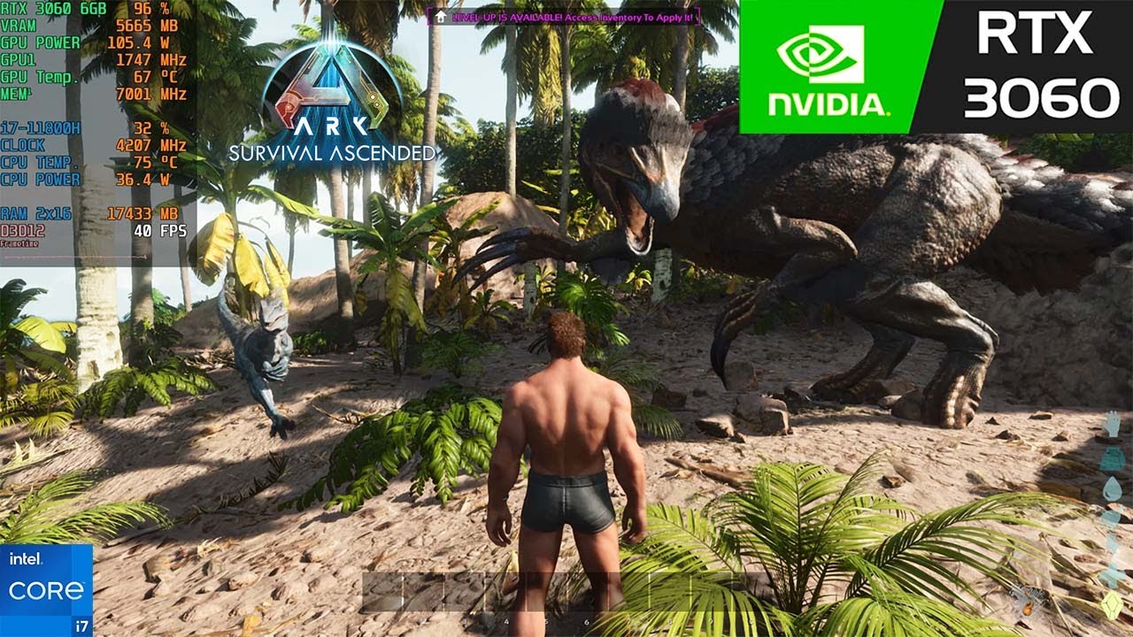 ARK Survival Ascended | RTX 3060 | i7 11800H |1080p - YouTube