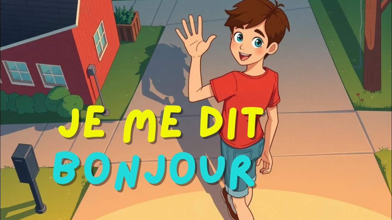 Je me dit bonjour| chanson pour enfants | salut mes amis | French song ...