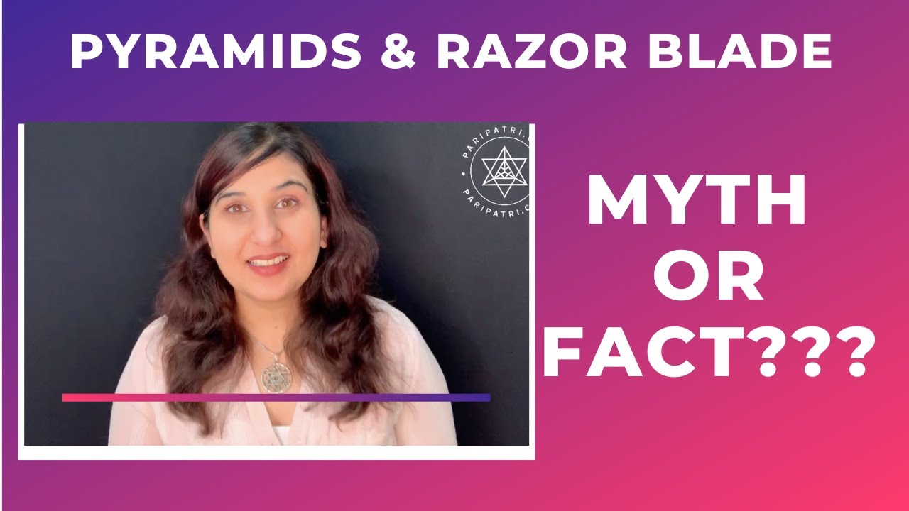 Pyramids Sharpen Razor blades! Myth or True??? - YouTube