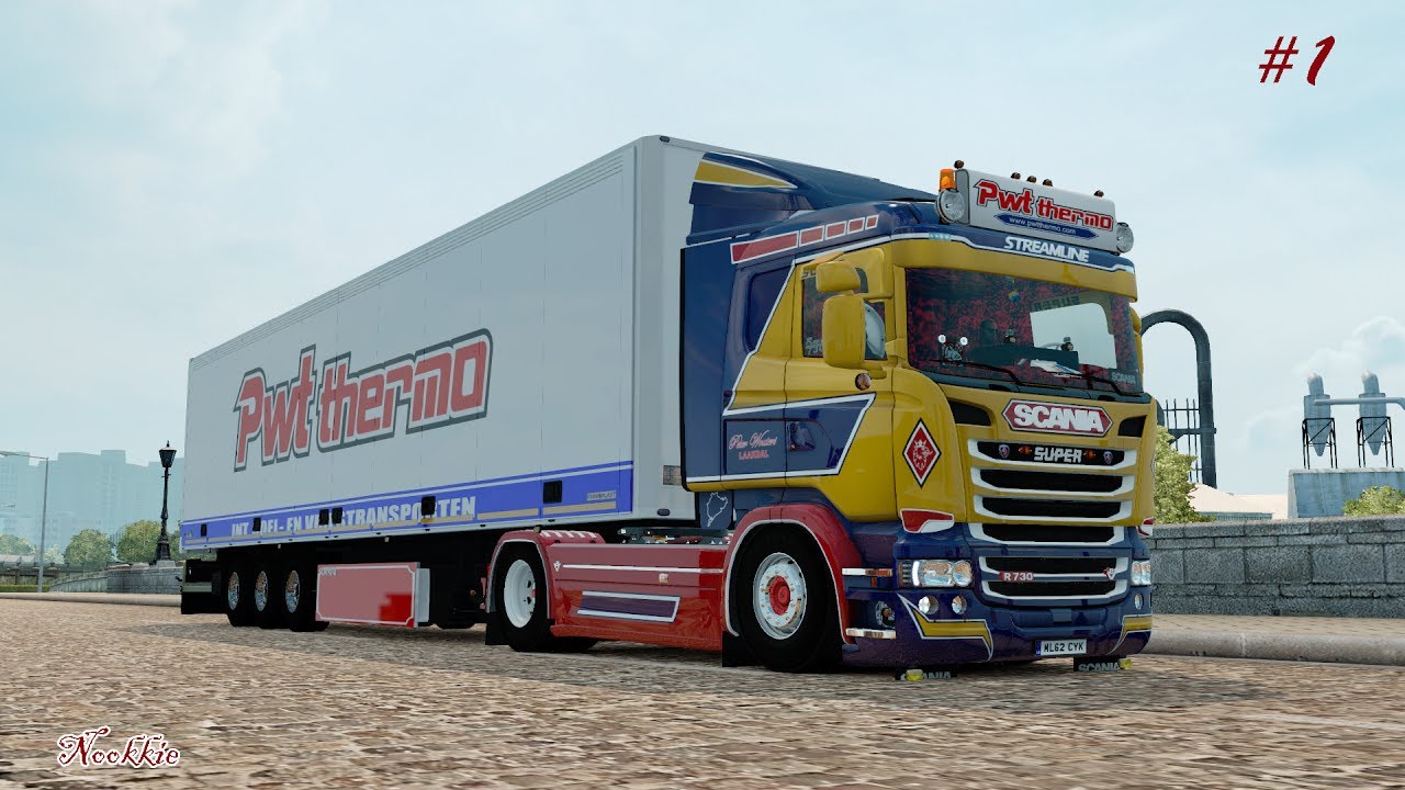 Euro Truck Simulator 2 # Scania PWT Thermo Transport R730 V8 (LIVE ...