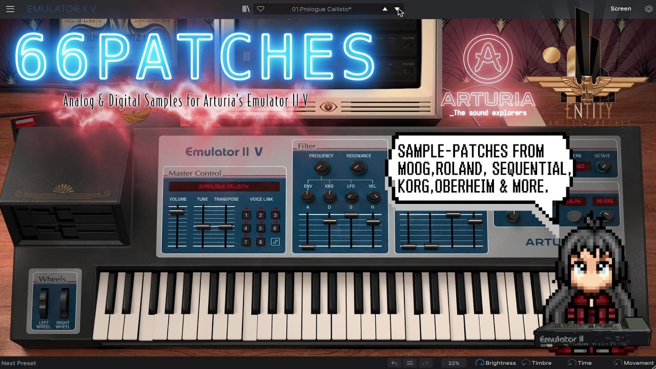 Arturia Emulator II: Analog & Digital Synthesizers Patches | Vintage | Neo | - YouTube